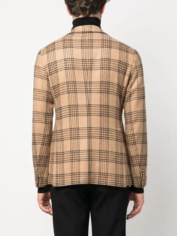Tagliatore Plaid-pattern Single-breasted Blazer