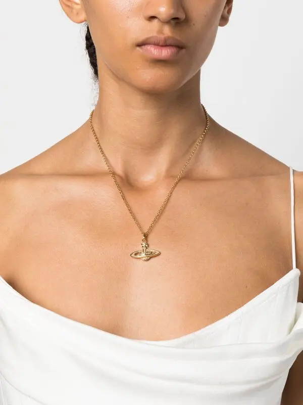 VIVIENNE WESTWOOD Mini Bas Relief Necklace - Gold