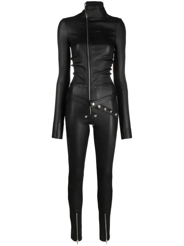 Rick Owens Luxor Gary Leather Jumpsuit