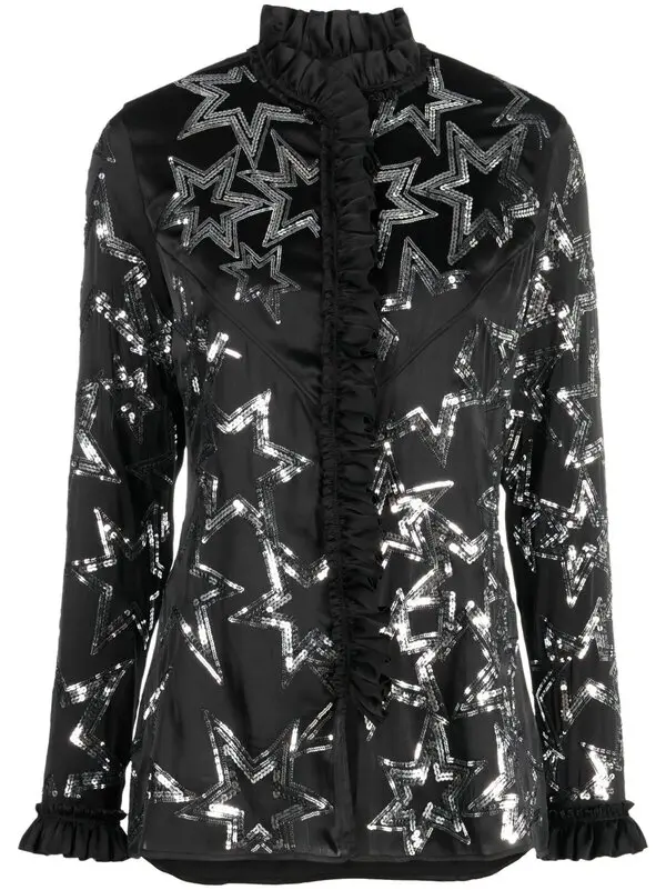 Rabanne Sequin-embellished Star Shirt