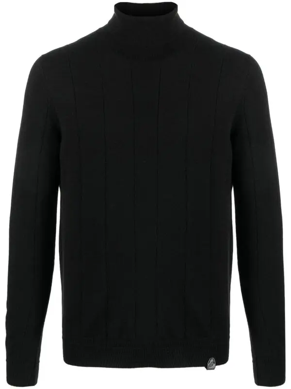 Brioni Roll-neck Jumper - Black