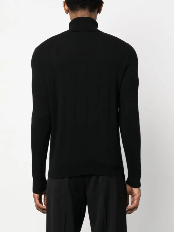Brioni Roll-neck Jumper - Black