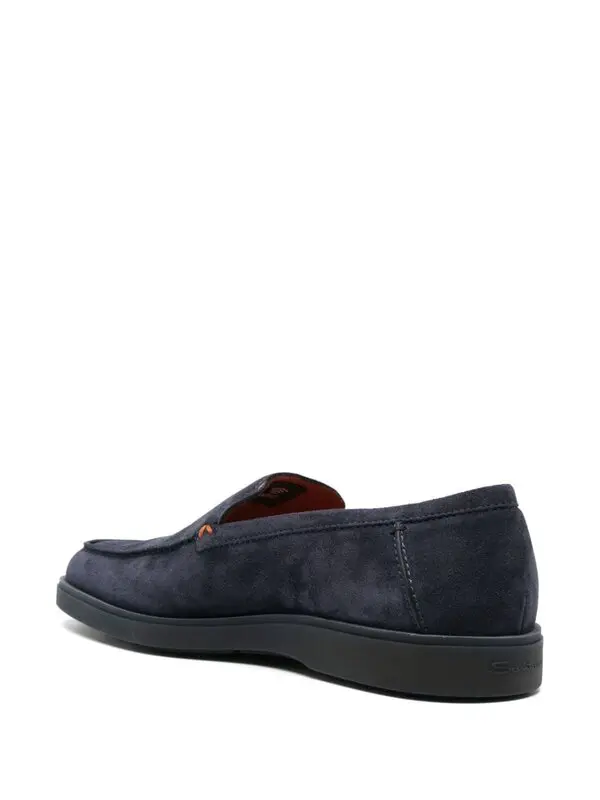 Santoni Suede Loafers