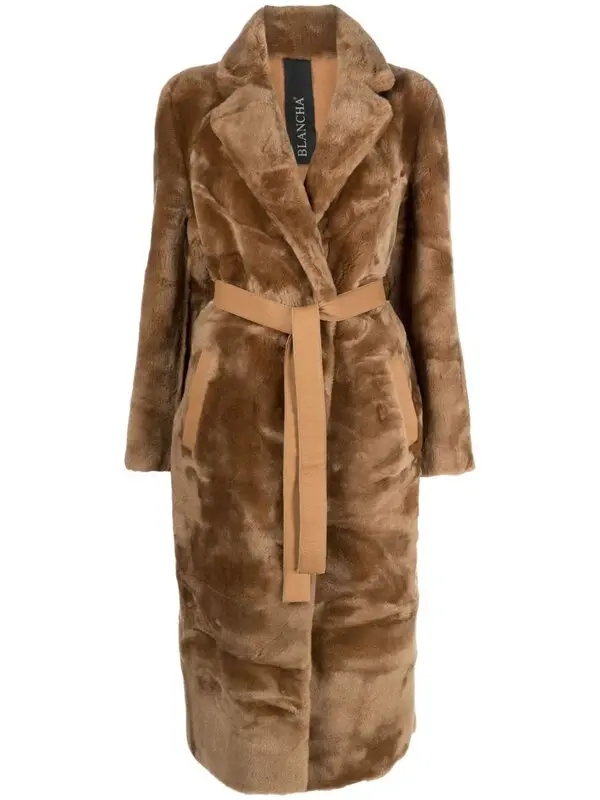 BLANCHA Reversible Shearling Coat