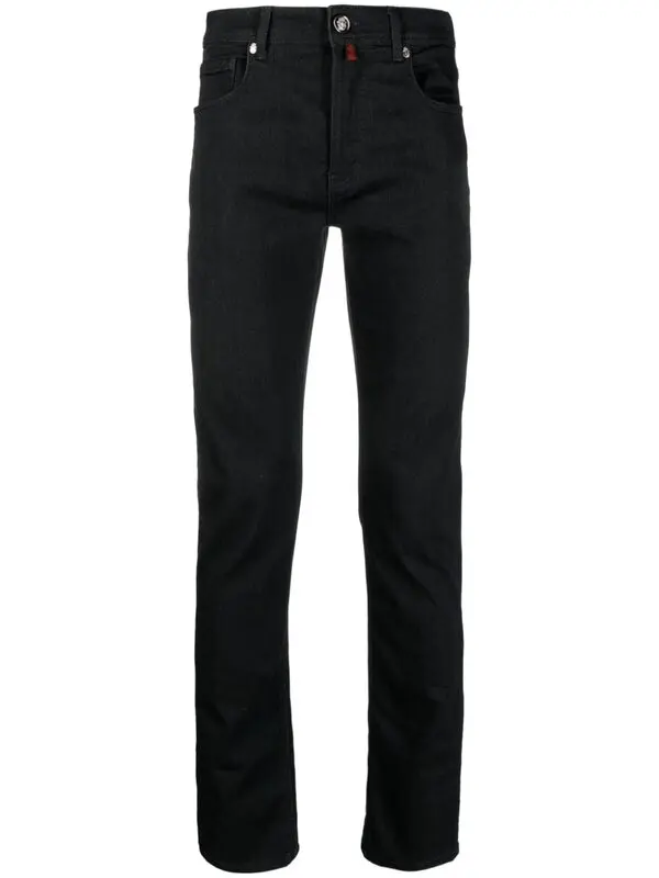 BILLIONAIRE Low-rise Straight-leg Jeans - Blue
