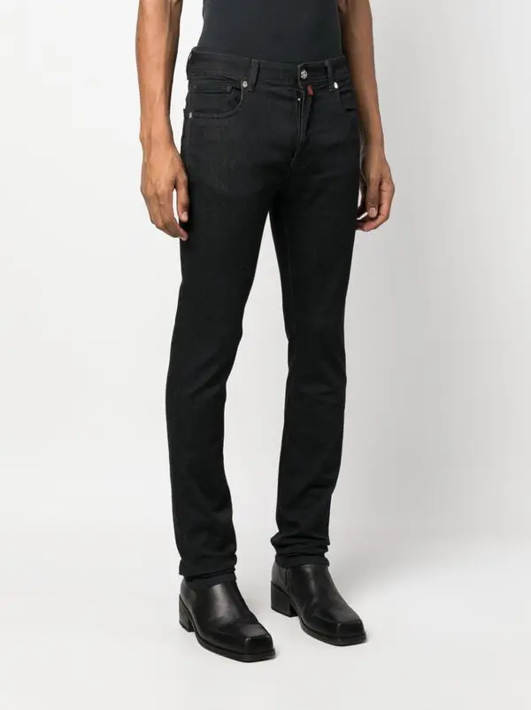 BILLIONAIRE Low-rise Straight-leg Jeans - Blue