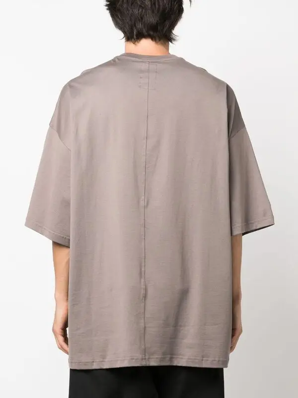 Rick Owens Logo-embossed Drop-shoulder T-shirt