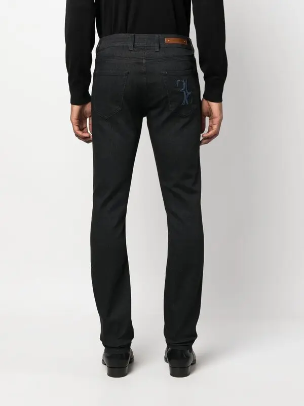 BILLIONAIRE Mid-rise Straight-leg Jeans - Blue