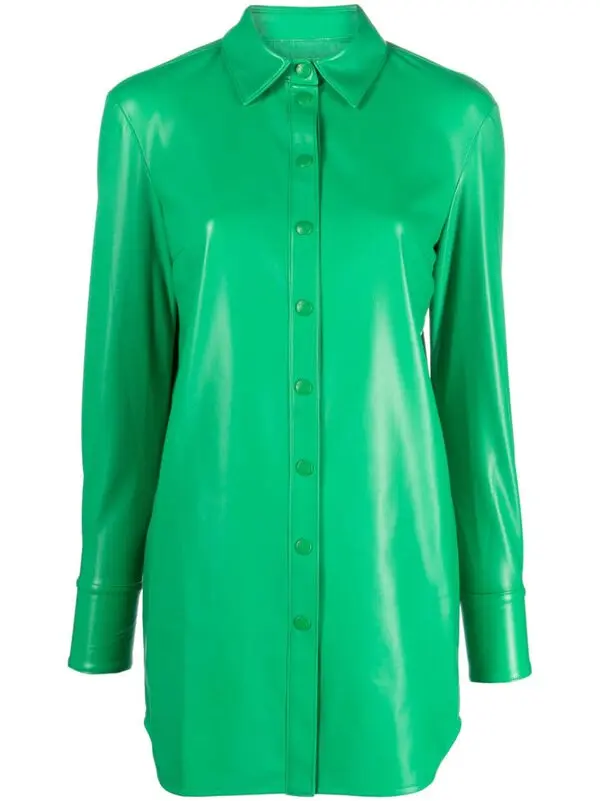 Patrizia Pepe Coated Long-sleeve Shirt