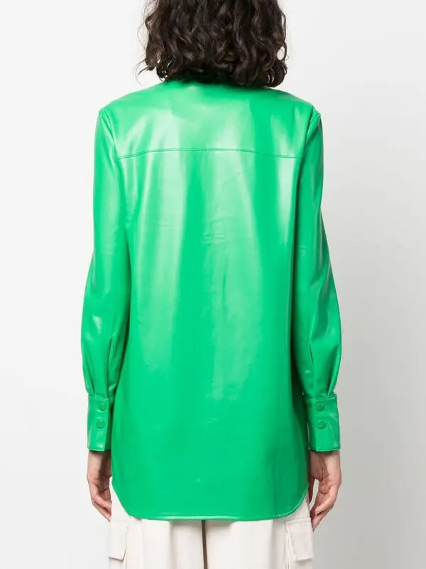 Patrizia Pepe Coated Long-sleeve Shirt