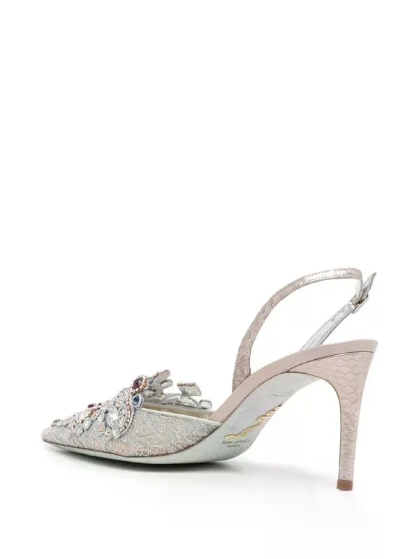Rene Caovilla Rhinestone-embellished Pumps