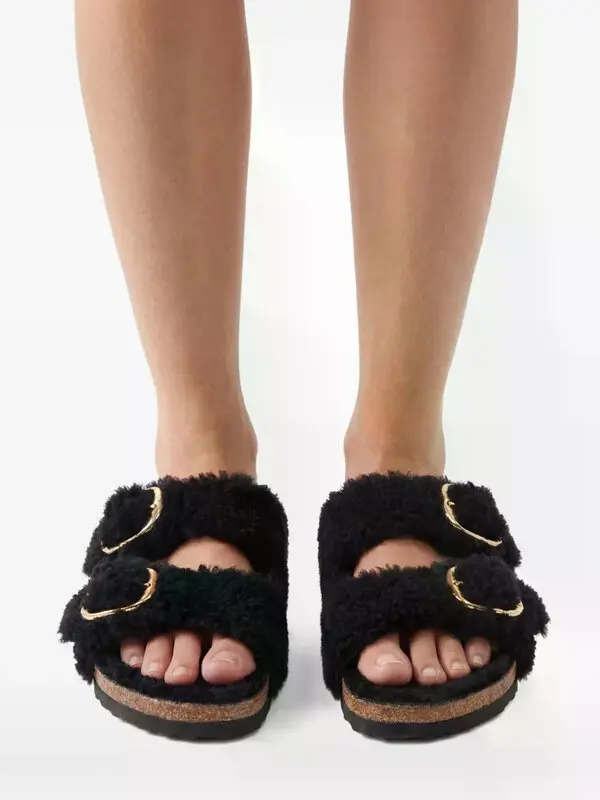 BIRKENSTOCK Arizona Big Buckle Shearling Slides