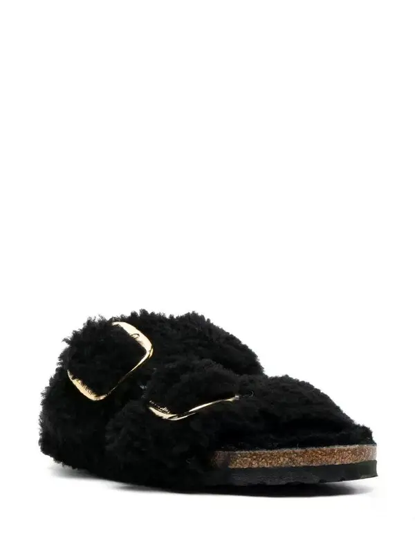 BIRKENSTOCK Arizona Big Buckle Shearling Slides