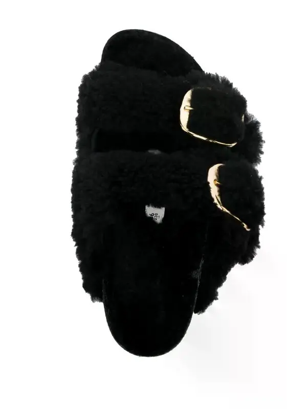BIRKENSTOCK Arizona Big Buckle Shearling Slides