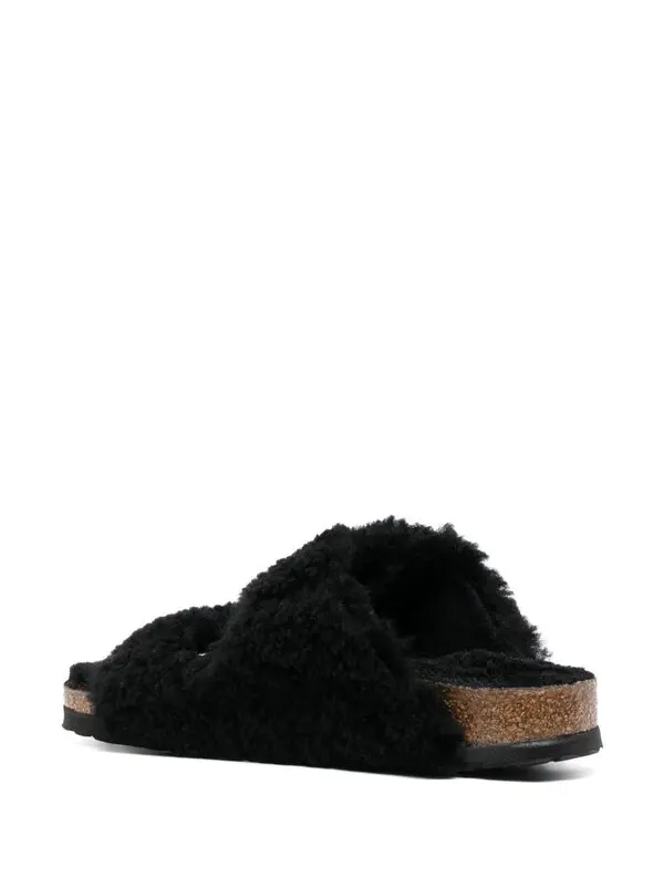 BIRKENSTOCK Arizona Big Buckle Shearling Slides