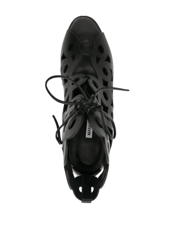 Manolo Blahnik Taralo 90mm Cut-out Boots