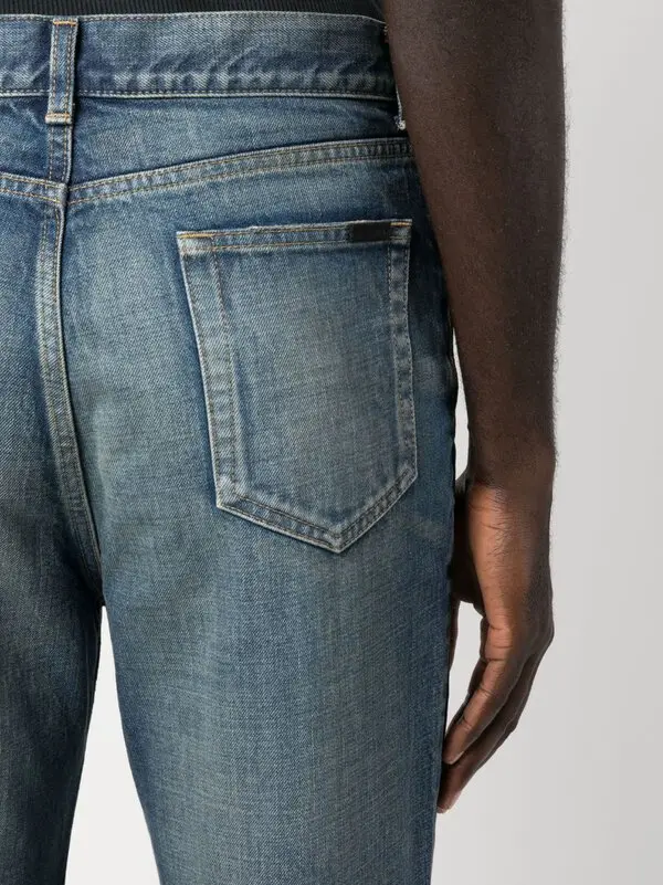 Saint Laurent 70's Whiskering-effect Bootcut Jeans