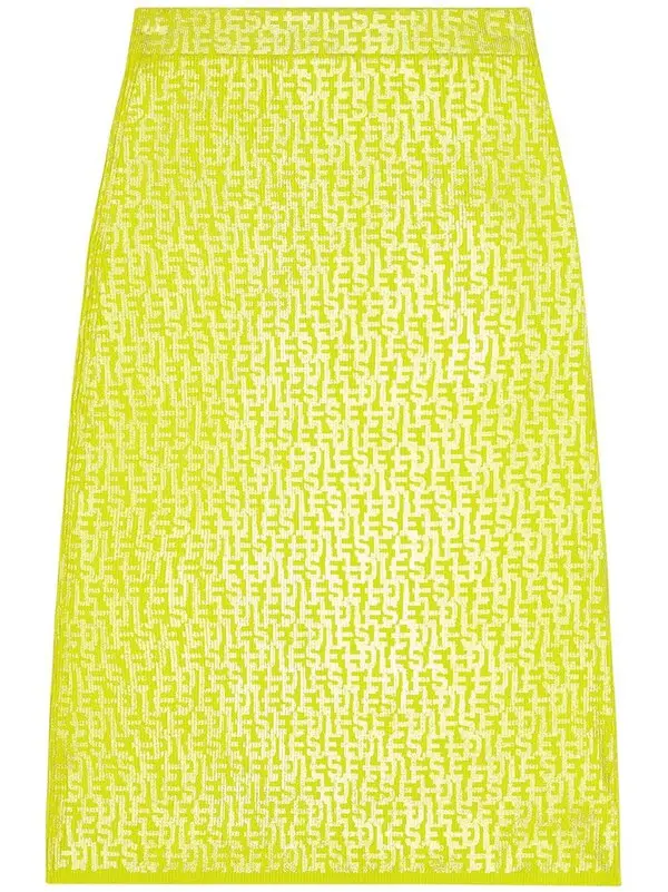 DIESEL® M-ikaria Monogram-print Midi Skirt