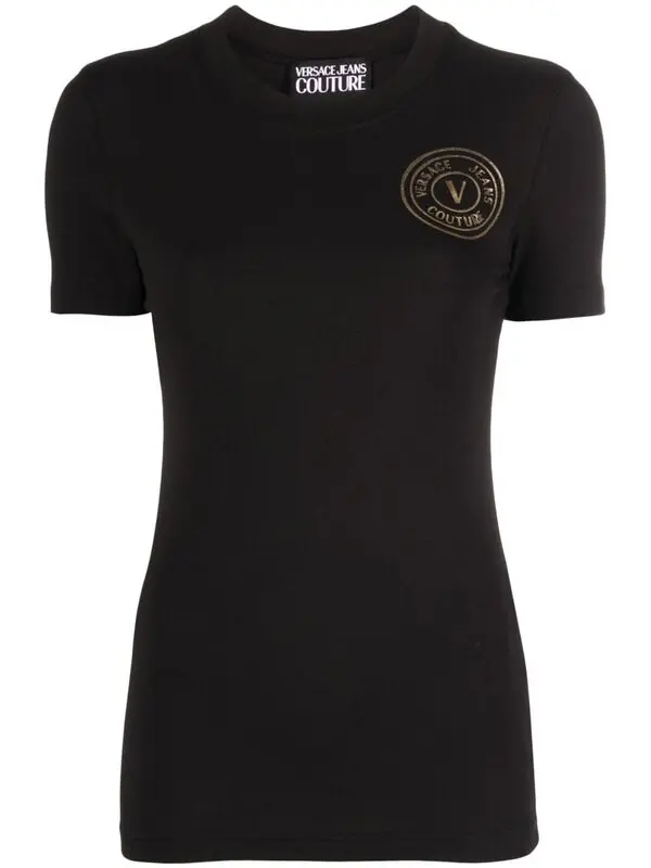 Versace Logo-print T-shirt - Black