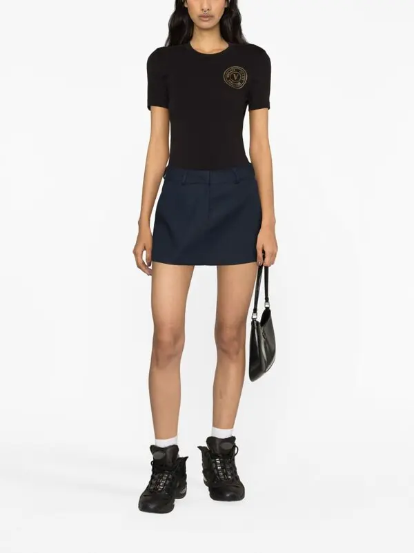 Versace Logo-print T-shirt - Black