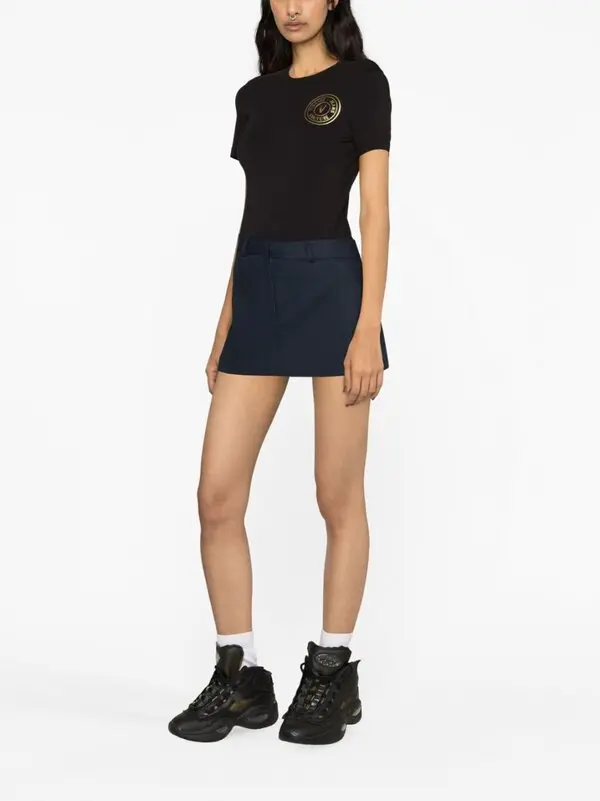 Versace Logo-print T-shirt - Black