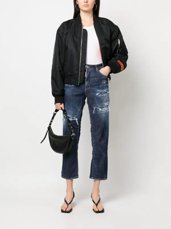 Dsquared2 Distressed-effect High-waisted Jeans