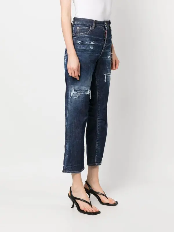Dsquared2 Distressed-effect High-waisted Jeans