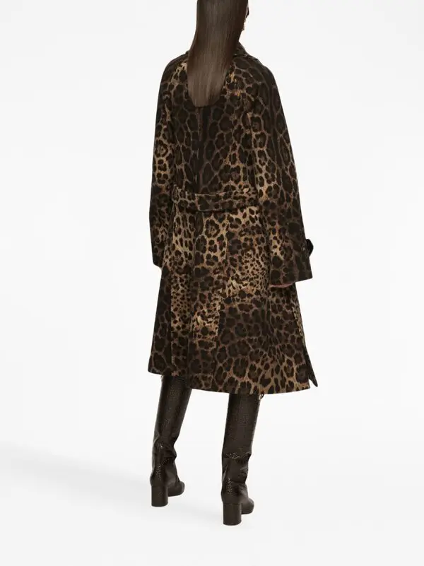 Dolce & Gabbana Coated High-neck Midi Dress