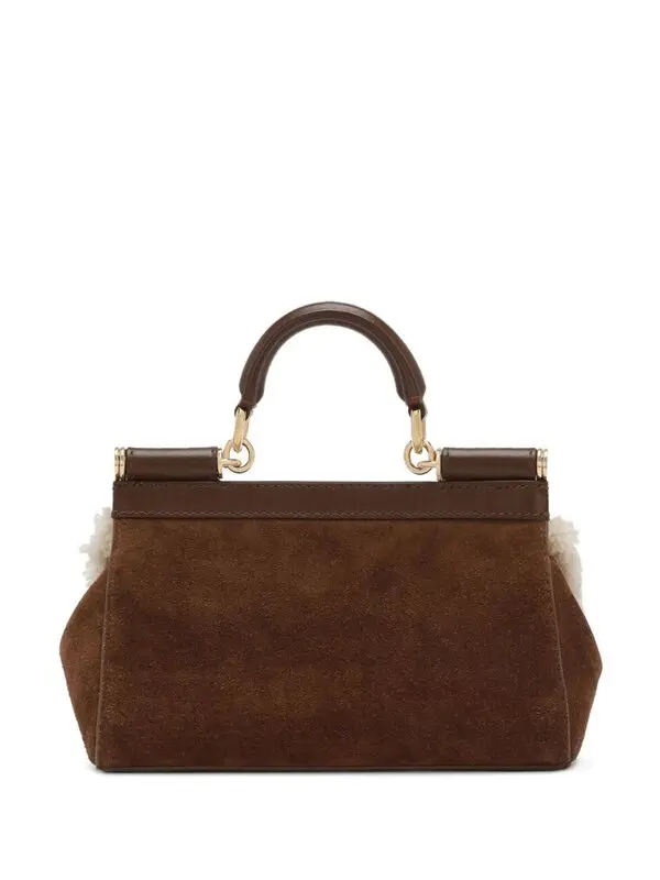 Dolce & Gabbana Small Sicily Tote Bag - Brown