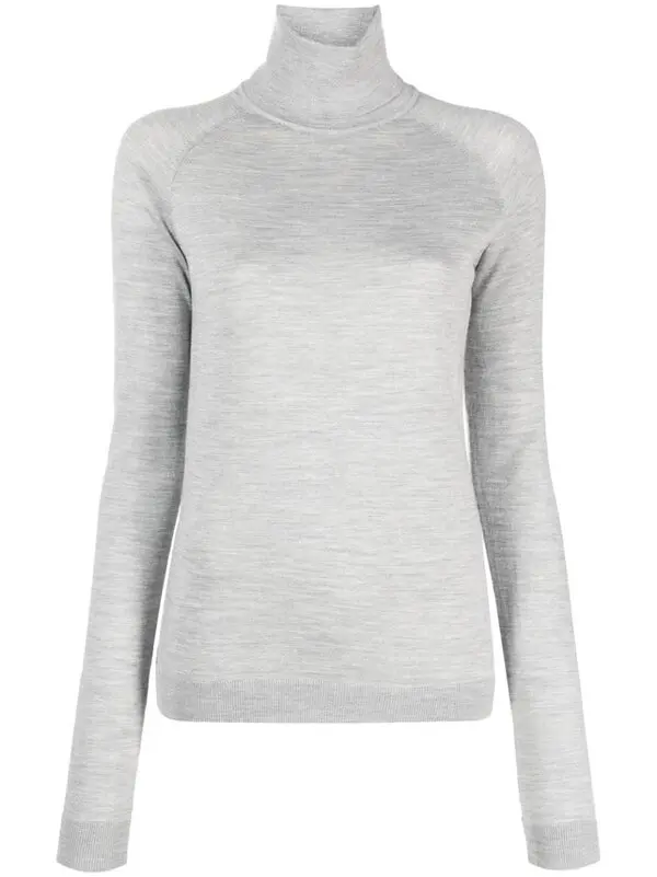ARMARIUM Roll-neck Fine-knit Jumper - Grey