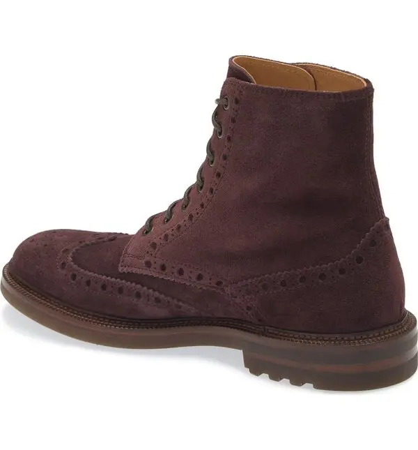 Brunello Cucinelli Wingtip Derby Boot