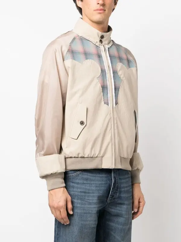 MAISON MARGIELA X Pendleton Yoke-detail Bomber Jacket - Neutrals