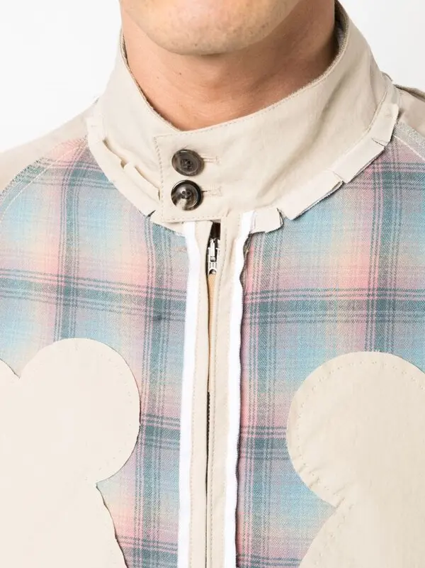 MAISON MARGIELA X Pendleton Yoke-detail Bomber Jacket - Neutrals
