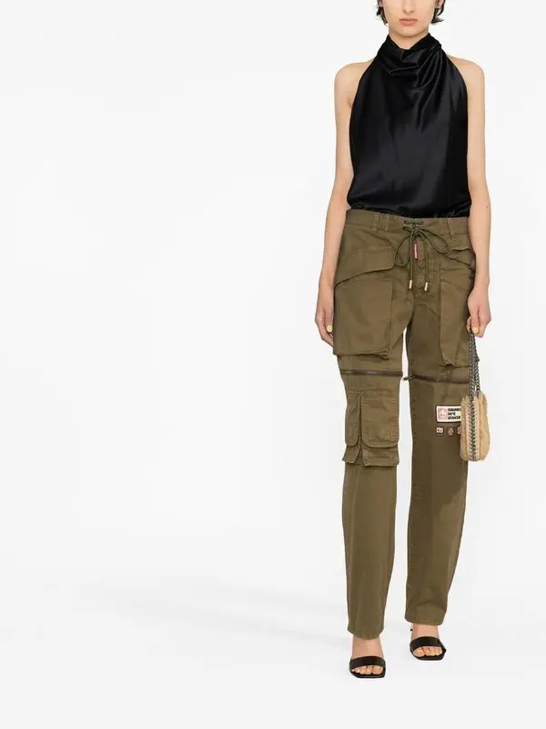 Dsquared2 Patch-detail Tapered Cargo Trousers