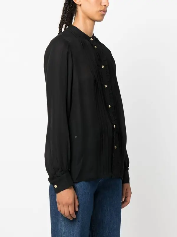 Michael Kors Ruffled Buttoned Shirt