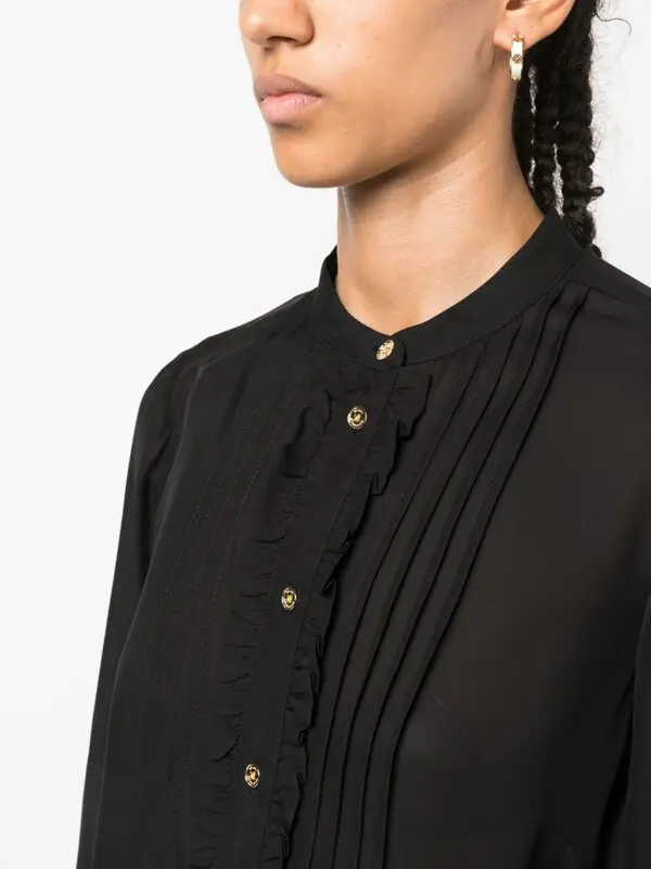 Michael Kors Ruffled Buttoned Shirt