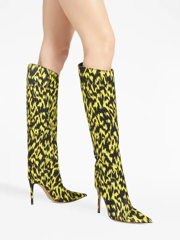Alexandre Vauthier 110mm Graphic-print Boots