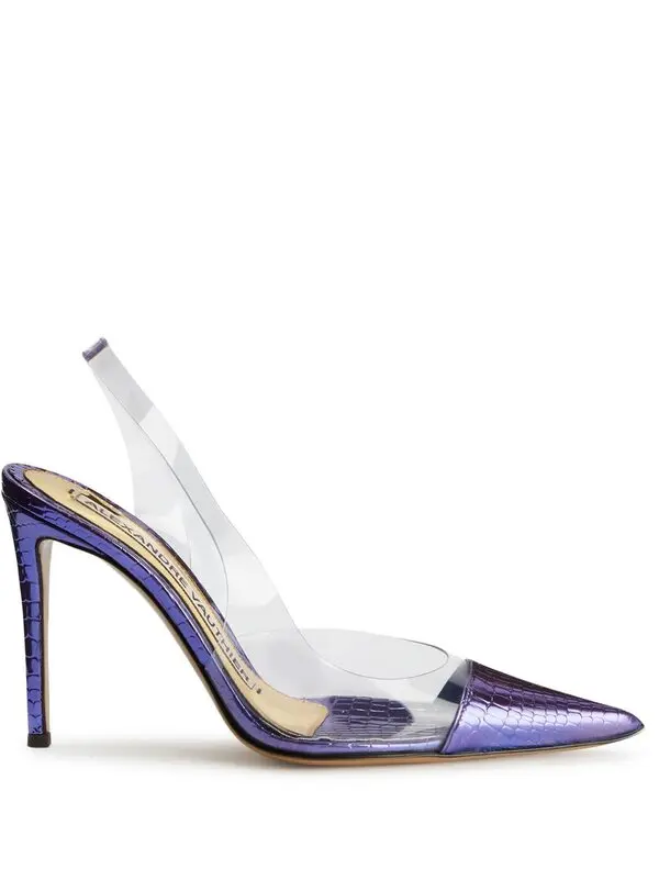 Alexandre Vauthier 105mm Metallic-finish Pumps