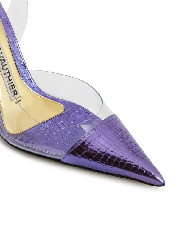 Alexandre Vauthier 105mm Metallic-finish Pumps
