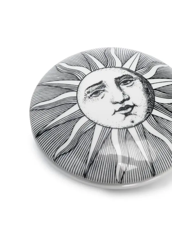 FORNASETTI Graphic-print Ceramic Trinket Dish