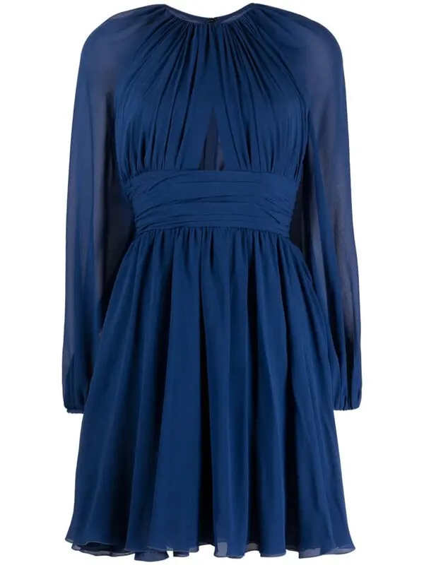 Giambattista Valli Cut-out Chiffon Mini Dress