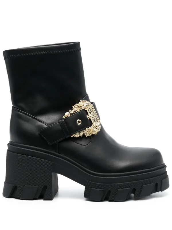 Versace 75mm Decorative-buckle Boots
