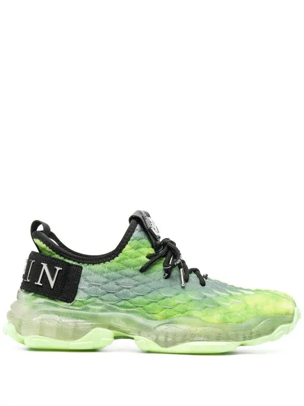 Philipp Plein Runner Hyper $hock Sneakers - Yellow
