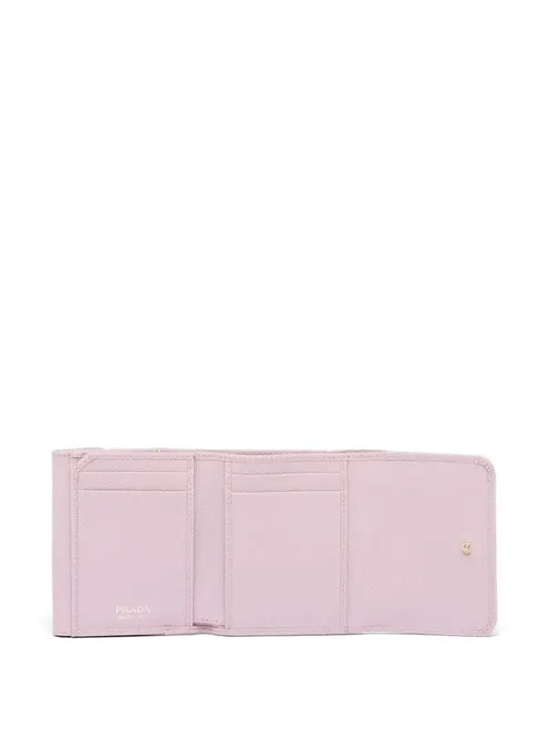 Prada Triangle-logo Saffiano Leather Wallet