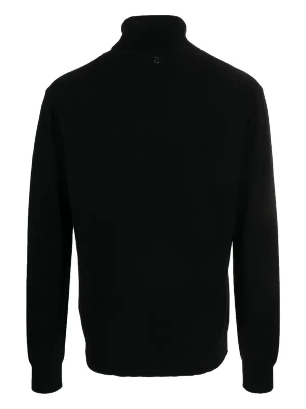 DONDUP Roll-neck Fine-knit Jumper - Black
