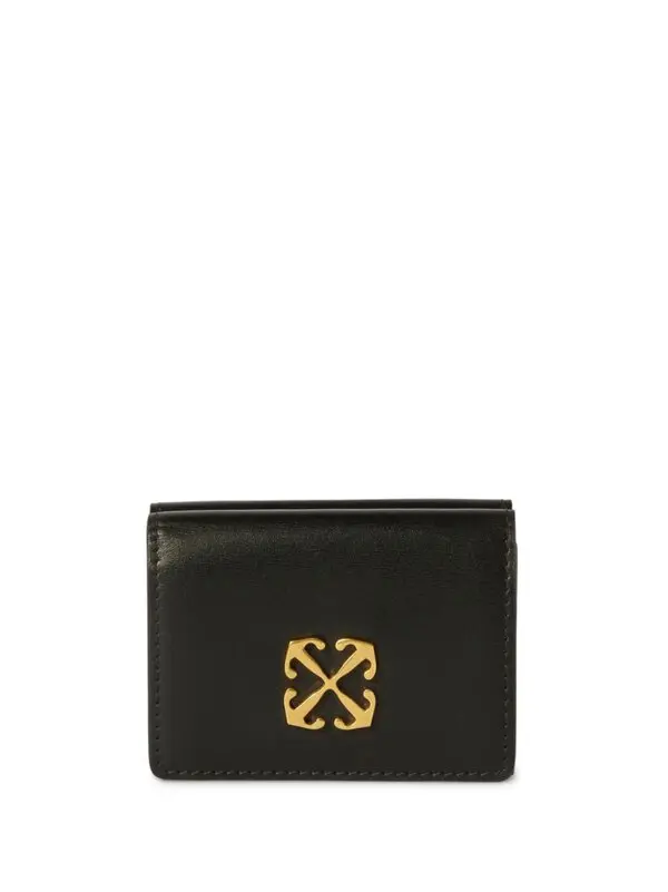Off-White Jitney Leather Wallet - Black