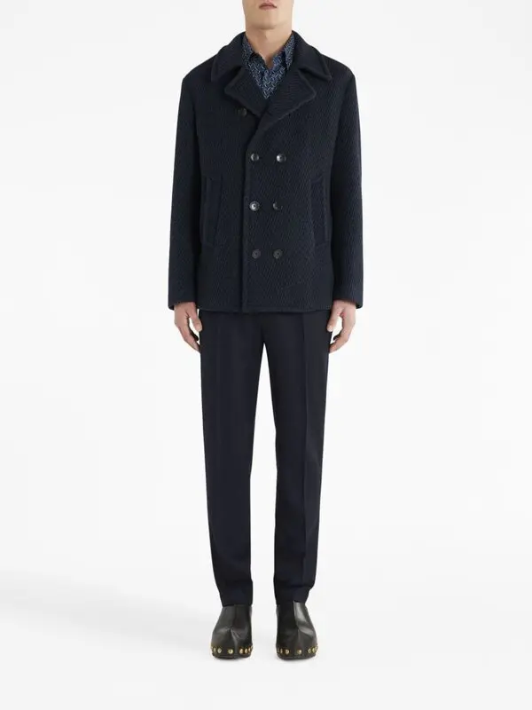 Etro Pressed-crease Trousers - Blue
