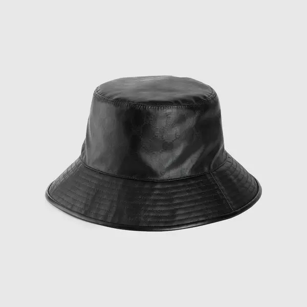 Gucci Gg Crystal Bucket Hat - Black | Editorialist display picture 3