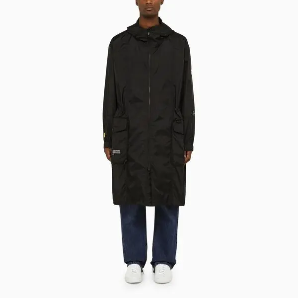 【23AW】Moncler Fragment FENNEL LONG PARKA Moncler 7 X Frgmt Fennel Folding Parka In Black - 37% Off