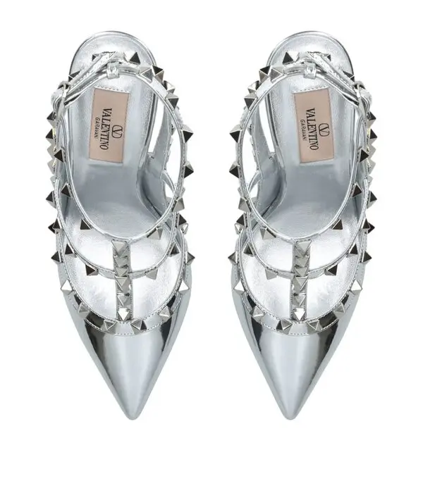 Valentino Garavani Mirrored Rockstud Pumps 100